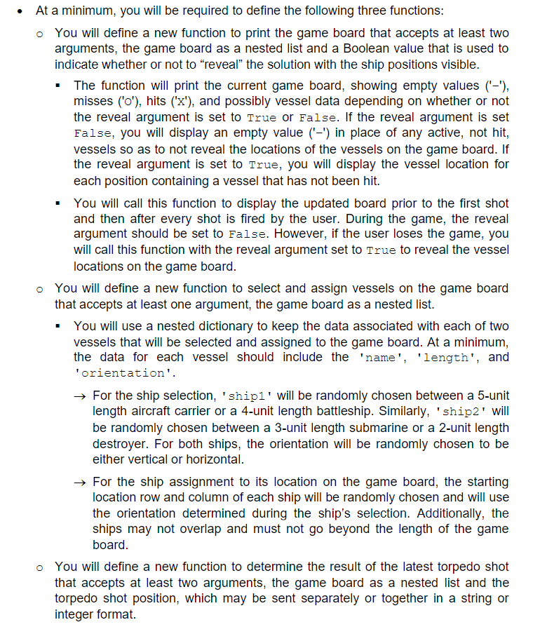 Solved PROGRAM DESCRIPTION: In this Python 3 programming | Chegg.com