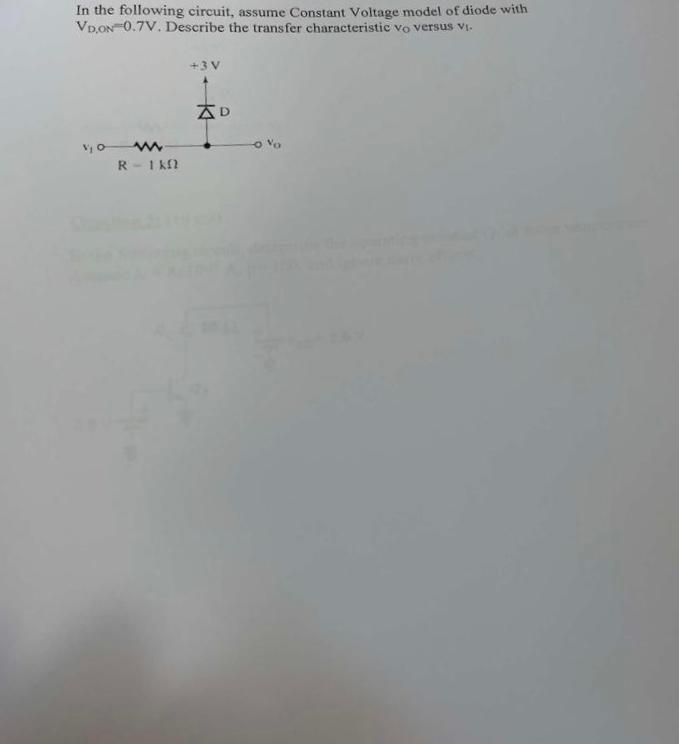 Solved In the following circuit, assume Constant Voltage | Chegg.com