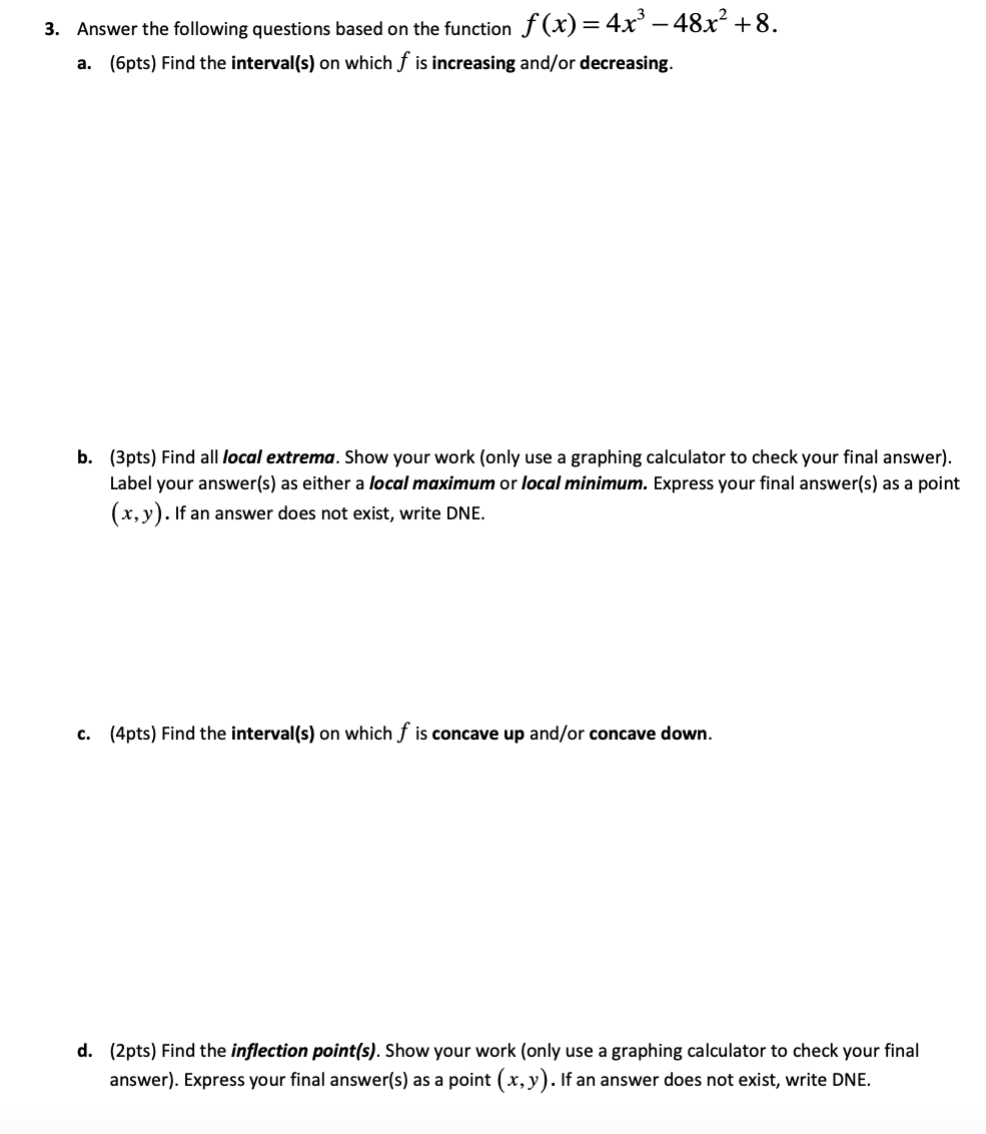 Solved 3. Answer the following questions based on the | Chegg.com