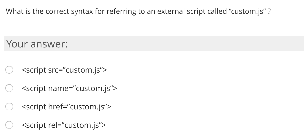 Solved What is the correct syntax for referring to an | Chegg.com