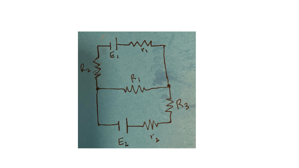 Solved The circuit below contains two batteries, each with | Chegg.com
