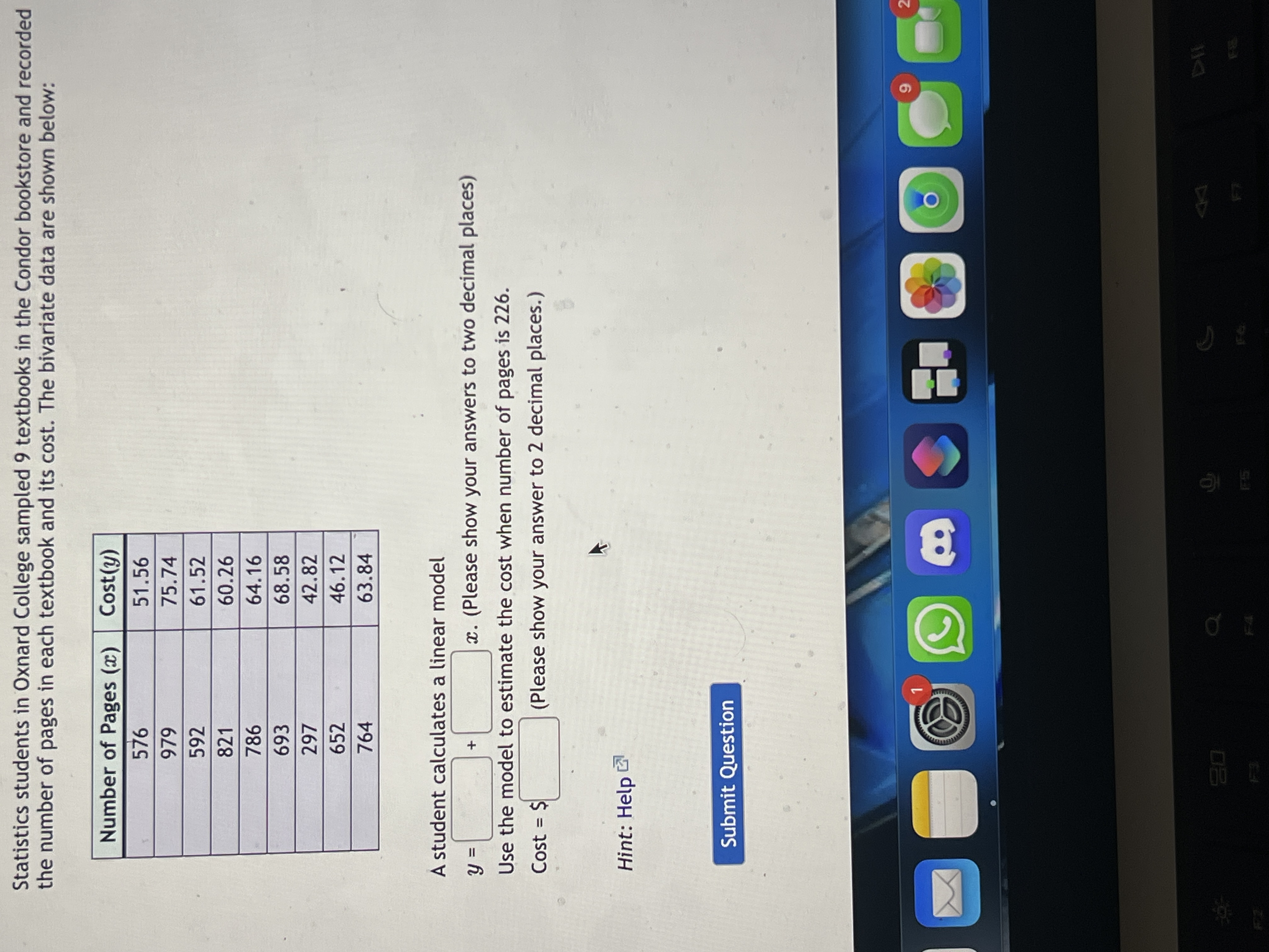 Solved Statistics students in Oxnard College sampled 9 | Chegg.com