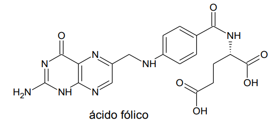 Solved III. The next compound is folic acid, a vitamin | Chegg.com