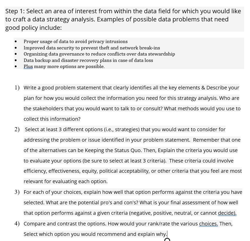 Solved Step 1: Select an area of interest from within the | Chegg.com