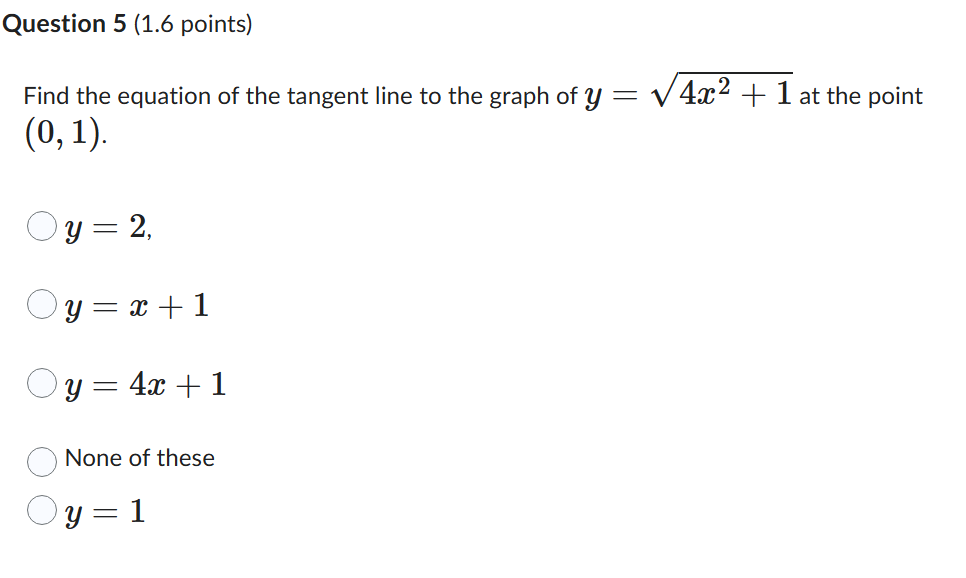 Solved Find the equation of the tangent line to the graph of | Chegg.com