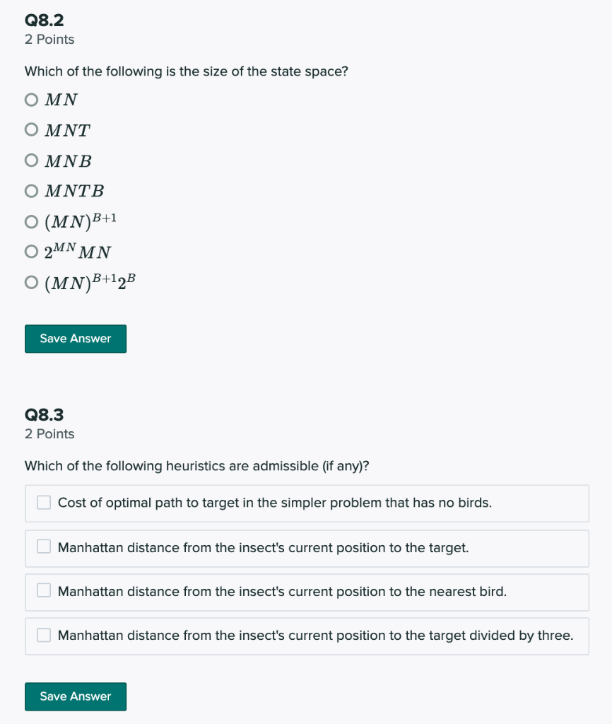 Solved Q8 Hive Minds: Migrating Birds 7 Points You again | Chegg.com