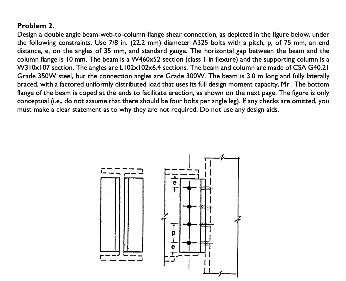 Problem 2. Design a double angle | Chegg.com