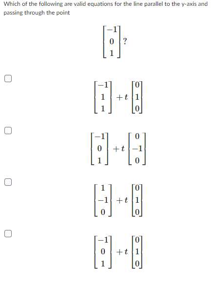 Solved Which of the following are valid equations for the | Chegg.com