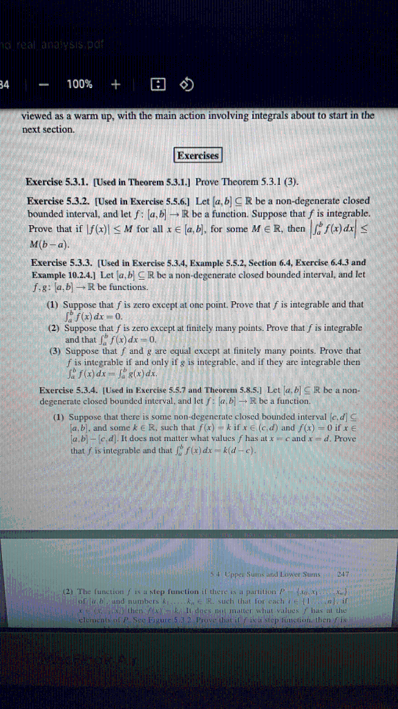 Solved d real analysis par 34 100% + viewed as a warm up, | Chegg.com