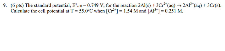Solved 5. (5 pts) Write the net balanced reaction for the | Chegg.com