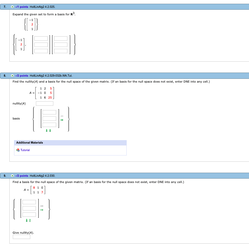 Solved 7. -11 points HoltLinAlg2 4.2.025 Expand the given | Chegg.com Solved 7. -11 points HoltLinAlg2 4.2.025 Expand the given | Chegg.com