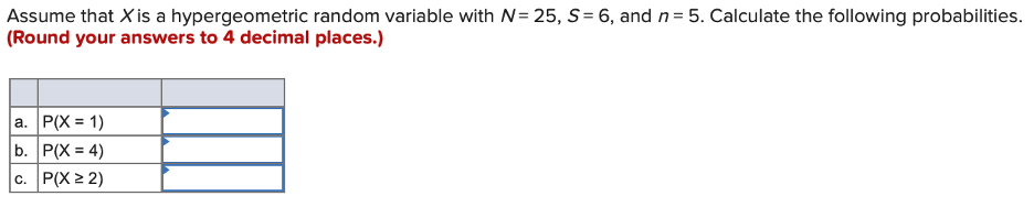 Solved Assume that X is a hypergeometric random variable | Chegg.com