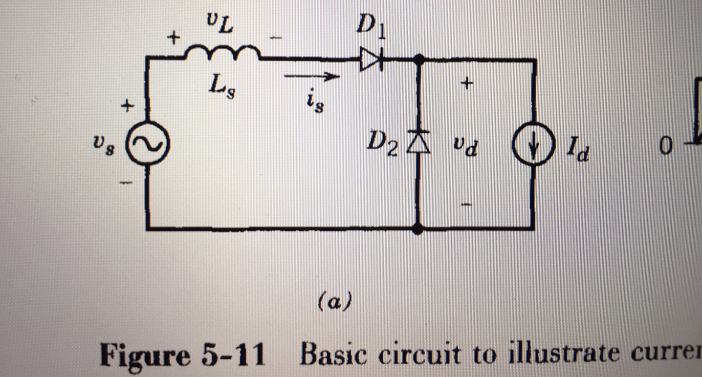 Solved 5-5 Consider the basic commutation circuit of Fig. | Chegg.com