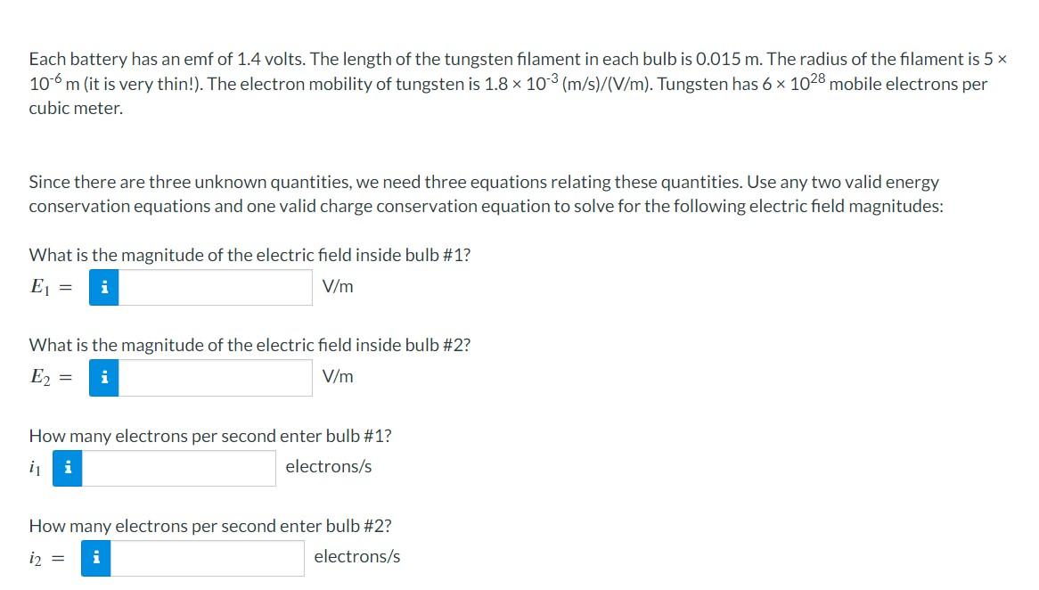 Solved Three identical light bulbs are connected to two | Chegg.com