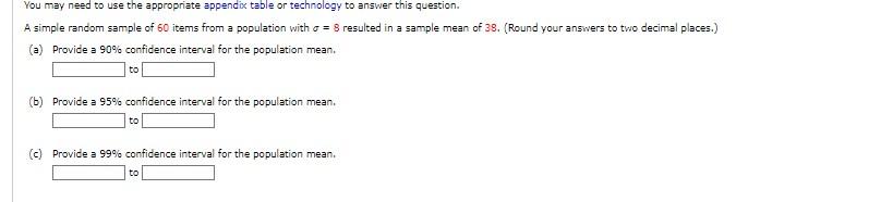 Solved A simple random sample of 60 items from a population | Chegg.com