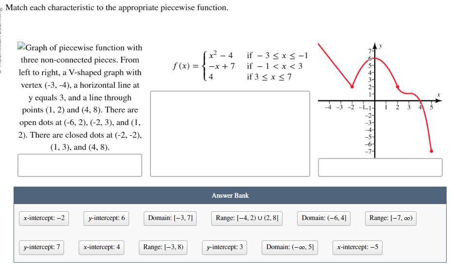 Solved Match each characteristic to the appropriate | Chegg.com
