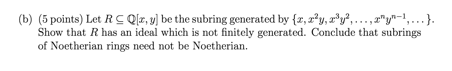 Solved 4. Let R be a unital, commutative ring. Recall that R | Chegg.com