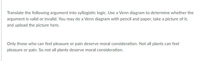 Translate the following argument into syllogistic | Chegg.com
