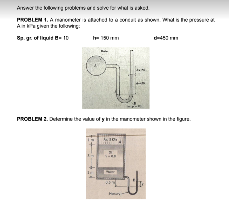 Solved Answer the following problems and solve for what is | Chegg.com