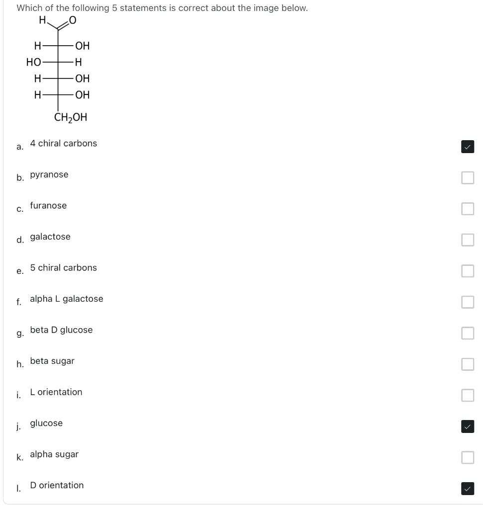 Solved Which of the following 5 statements is correct about | Chegg.com