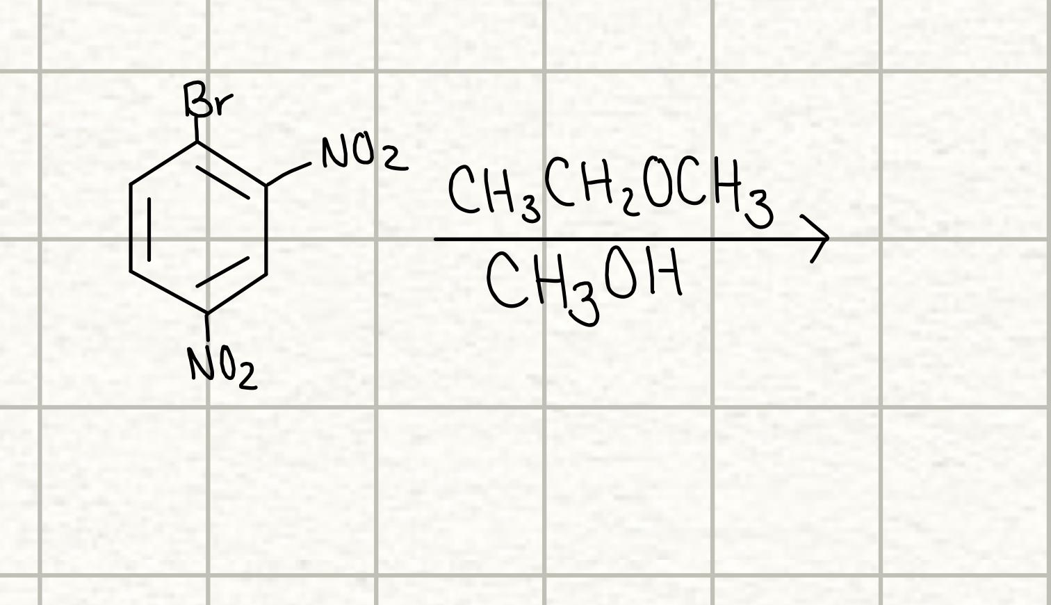 Solved Br NO 2 CH3 CH2OCH3 > Сн,он N02 | Chegg.com