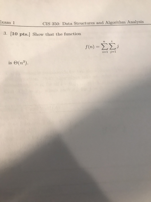 Solved Data Sturctures and Algorithms: Asymptotic Analysis. | Chegg.com