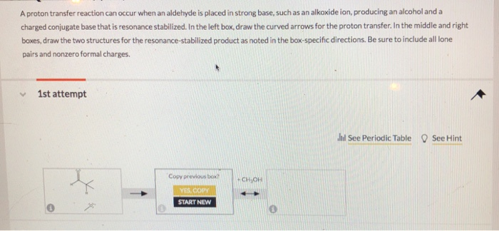 Solved A proton transfer reaction can occur when an aldehyde | Chegg.com
