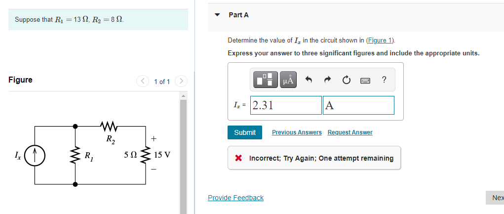 Solved Part A Suppose that R1 = 132, R2 = 8 N. Determine the | Chegg.com
