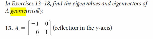 Solved In Exercises 13-18, find the eigenvalues and | Chegg.com
