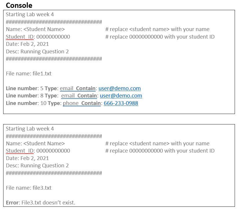 Solved Can You help me get the proper output of my homework. | Chegg.com