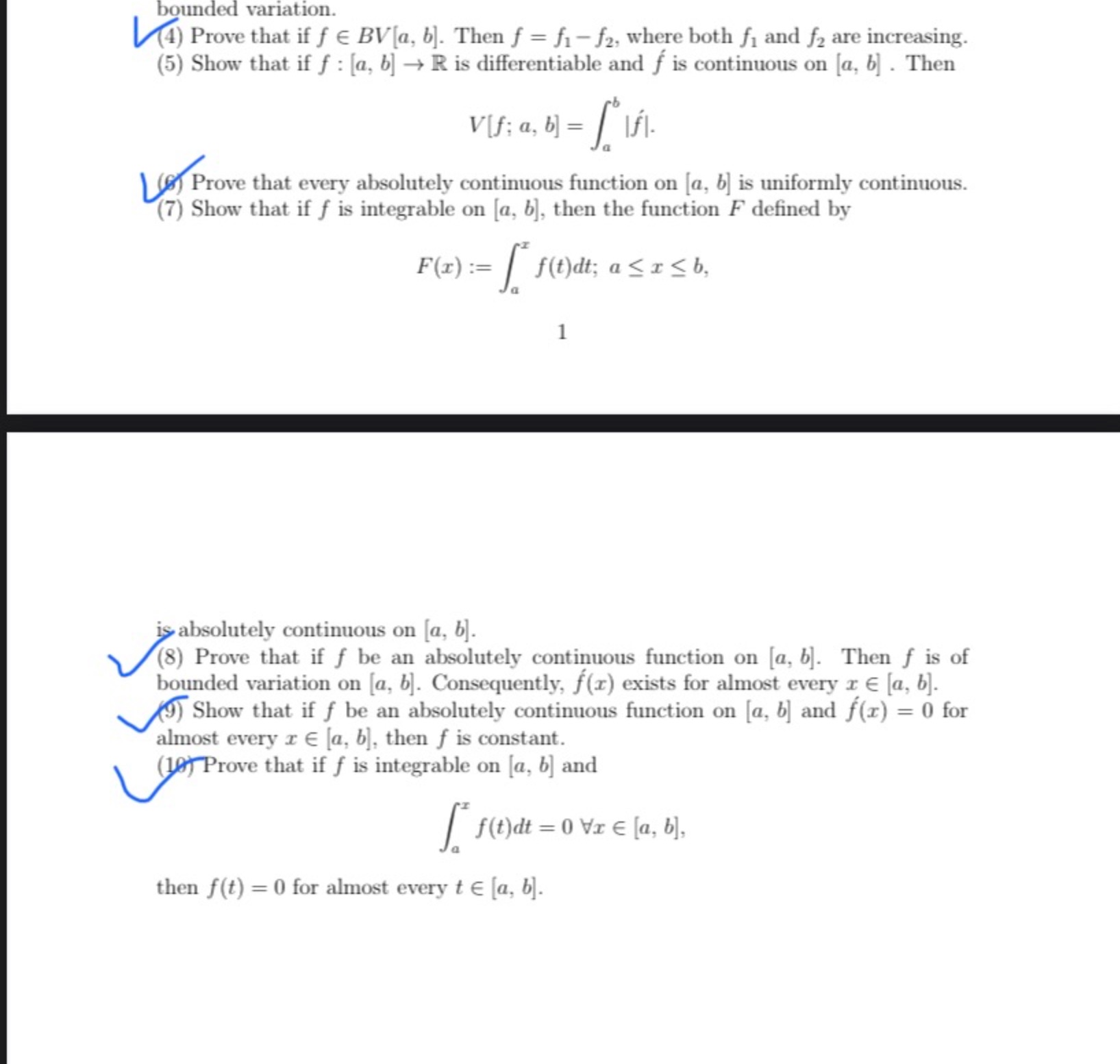 Solved (5) ﻿Show that if f:[a,b]→R ﻿is differentiable and f | Chegg.com