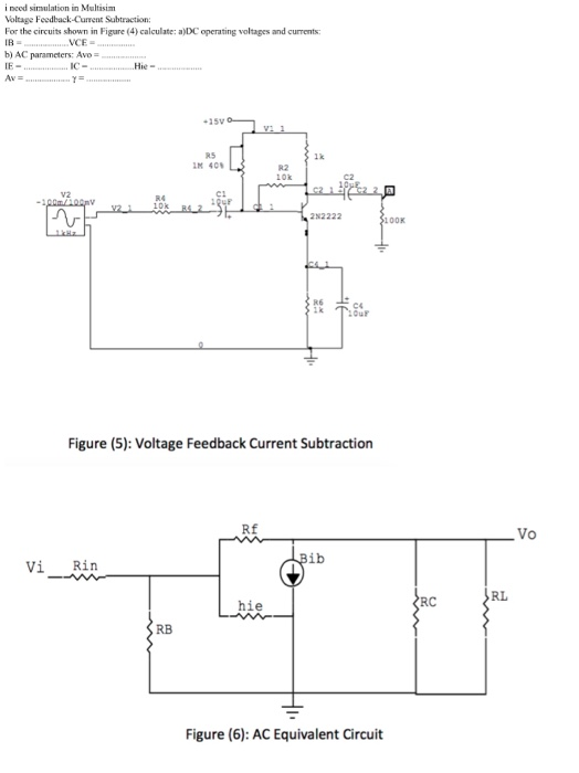 i need simulation in Multisim Voltage | Chegg.com