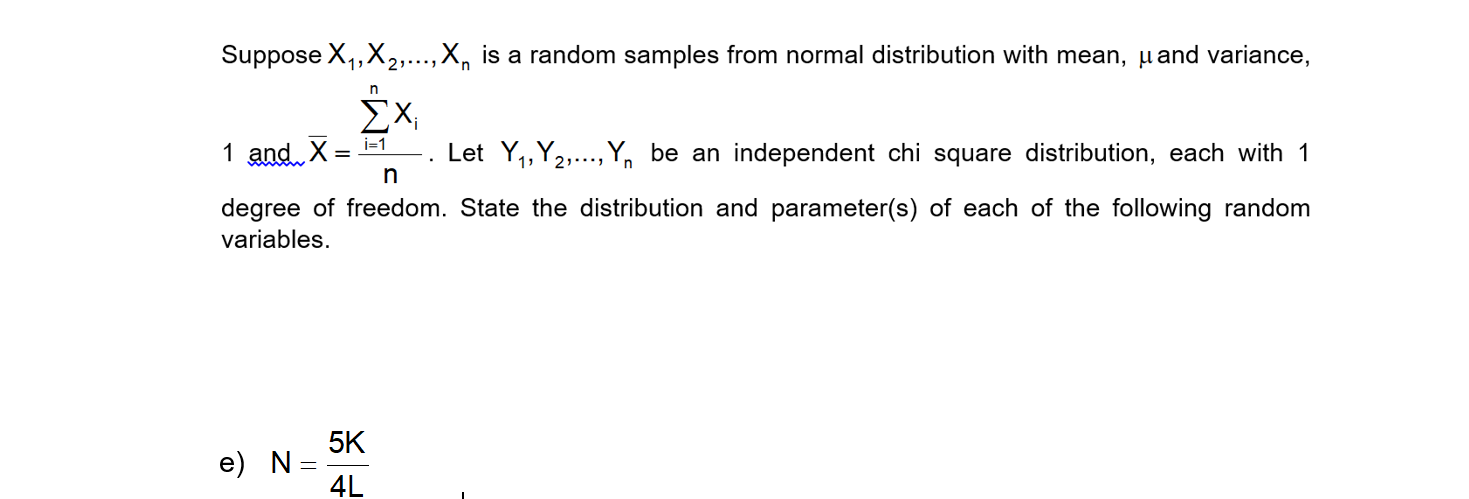 n Suppose X1, X2,..., X, is a random samples from | Chegg.com