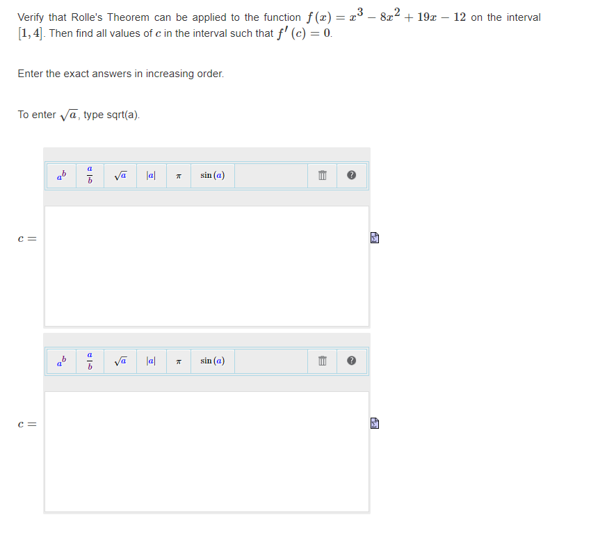 Solved Verify that Rolle's Theorem can be applied to the | Chegg.com