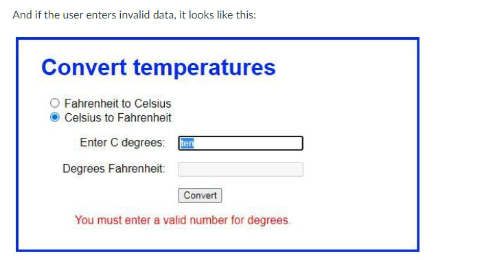 Solved In this problem, you'll use radio buttons to | Chegg.com