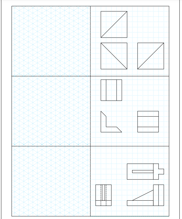 Solved Draw the isometrics given the three multiview | Chegg.com