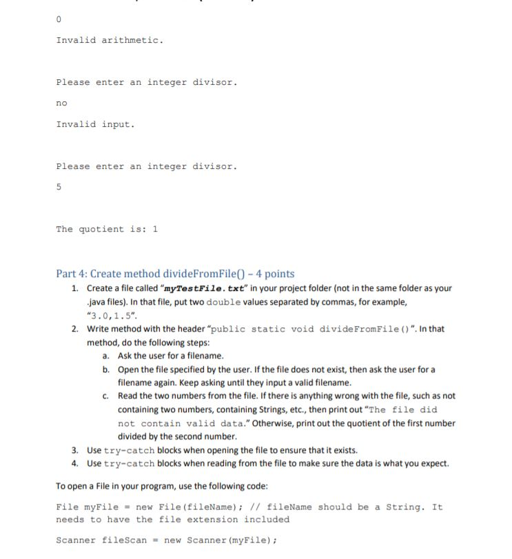 Solved In Java Please I Need Help With The Following