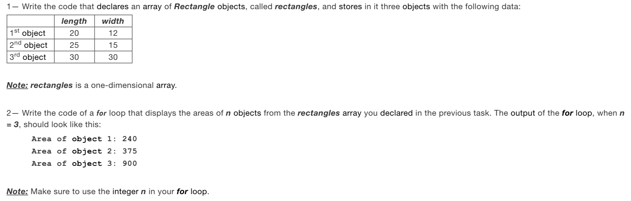 Solved 2 Write The Code Of A For Loop That Displays The 