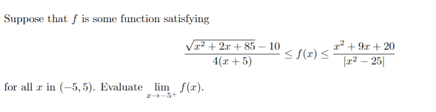 Solved Suppose that f ﻿is some function | Chegg.com