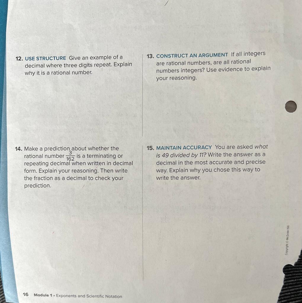 Solved 13. CONSTRUCT AN ARGUMENT If all integers 12. USE | Chegg.com