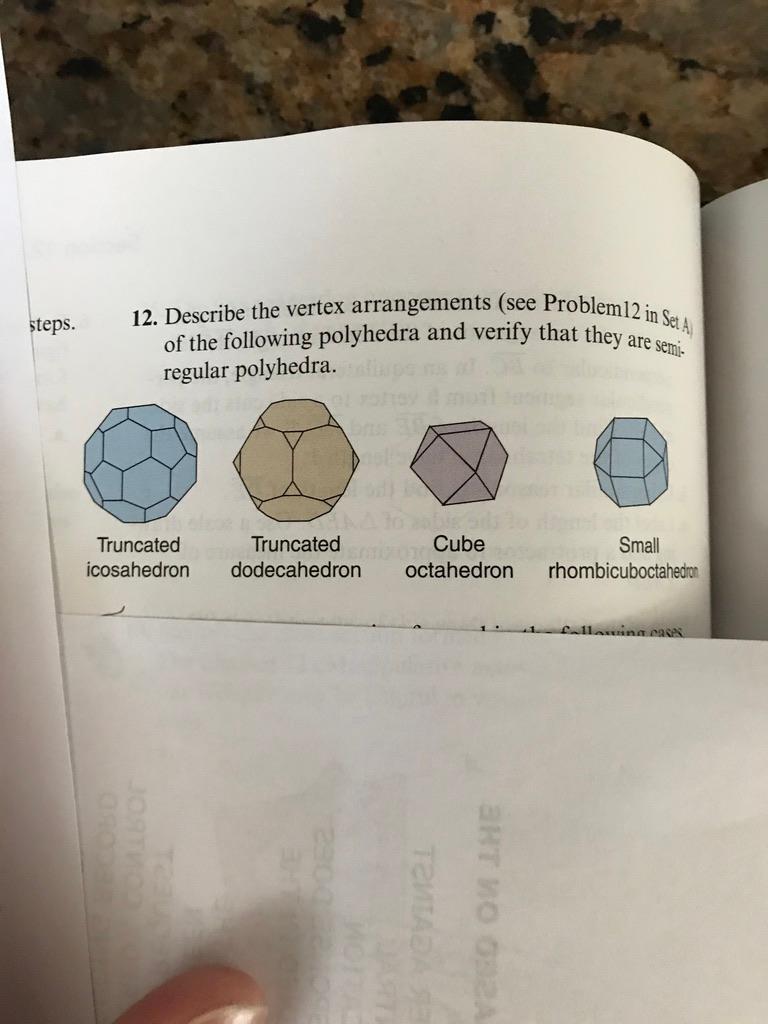Solved 12. Describe the vertex arrangements (see Problem 12 | Chegg.com