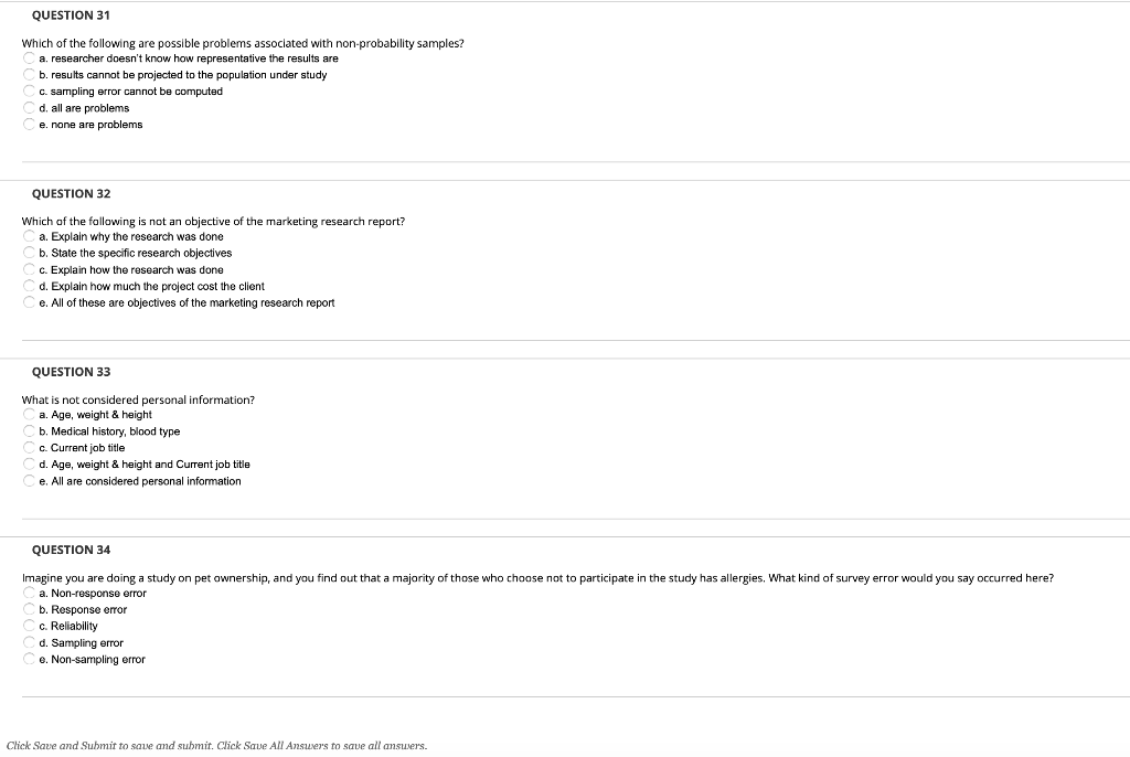 Solved QUESTION 31 Which of the following are possible | Chegg.com