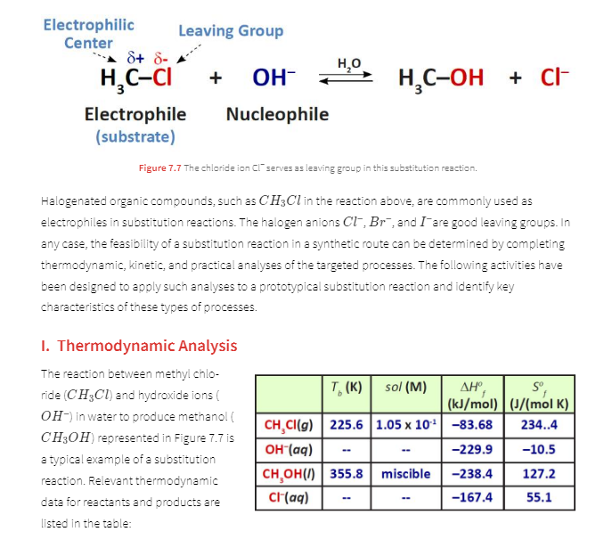 Solved Electrophilic Leaving Group Center Electrophile | Chegg.com