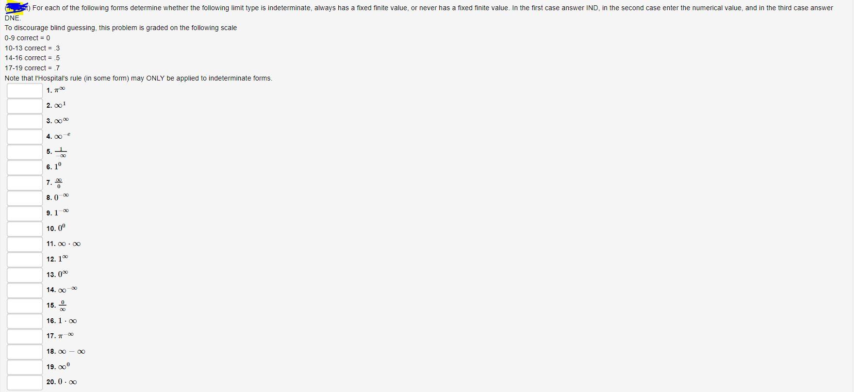 Solved C) For each of the following forms determine whether | Chegg.com