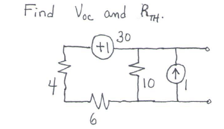 Solved Find VOC and Rπt. | Chegg.com