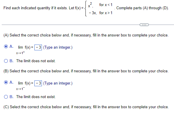 Solved Find each indicated quantity if it exists. Let | Chegg.com