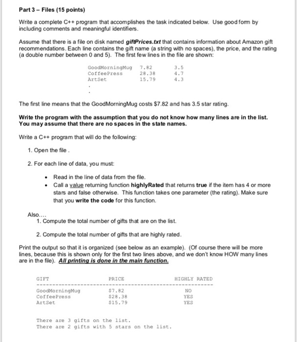 Solved Name Part 1 Code 5 Points Write A C Function 