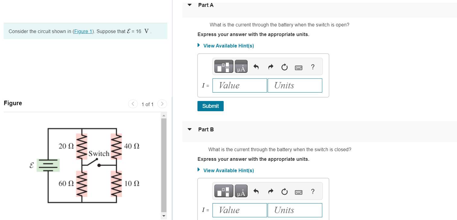 Solved Please answer Part A & Part BConsider the circuit | Chegg.com