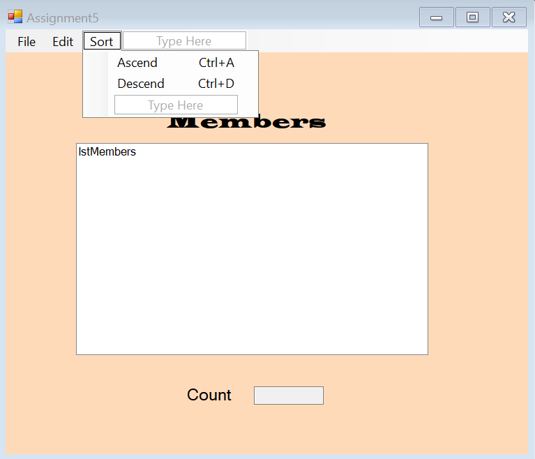 Visual Studio Assignment You have been asked to | Chegg.com