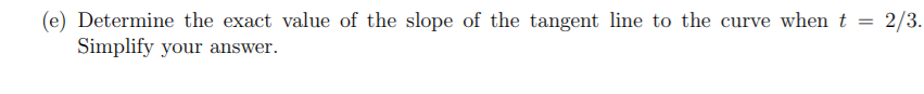 Solved 1 [40] Consider the curve defined by the parametric | Chegg.com